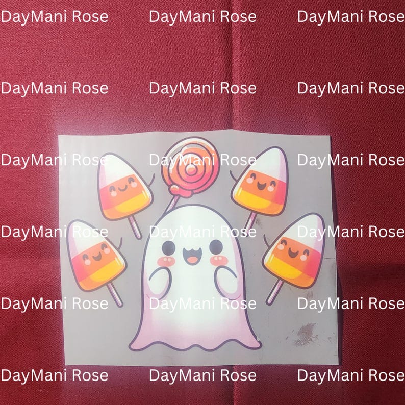 Cute Halloween DTF Transfers for Kids Ghost and Candy Corn Designs DIY ...