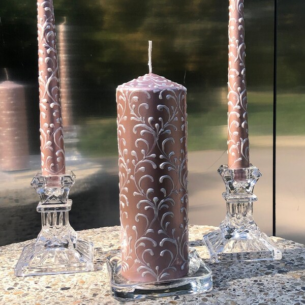 Rustic Candles - Etsy