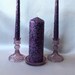 Black Red Wedding Candles Black Unity Candle Set Gothic Candles ...