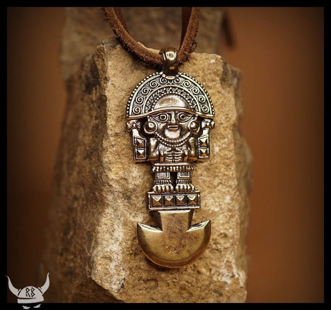 Inca Tumi Peru Pendant, God Healing Pendant, Tumi God Good Luck Pendant ...