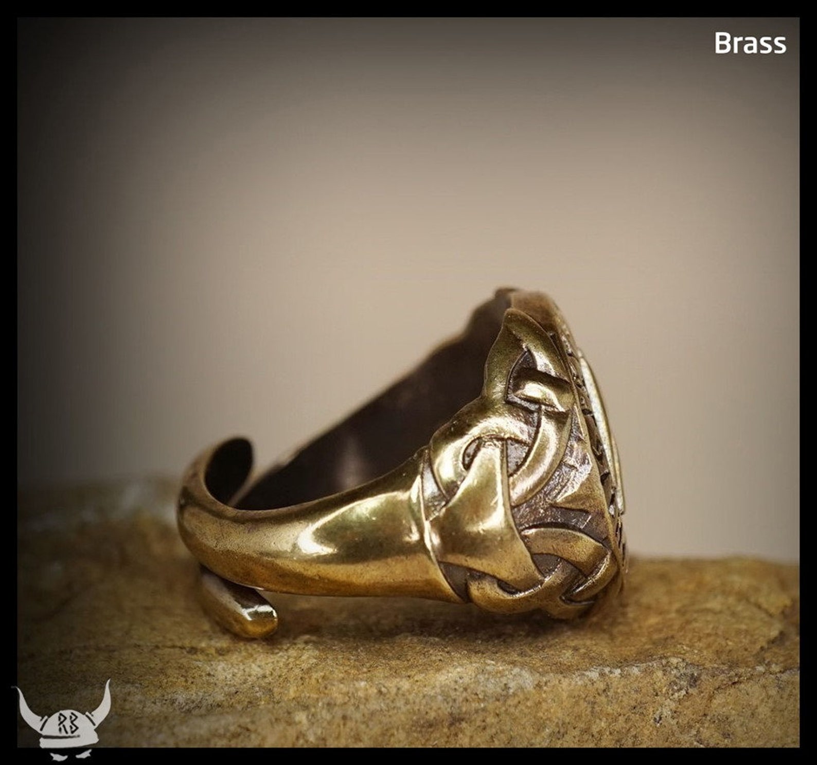 VALKNUT RING From Metal Norse Runs Symbols Celtic Nordic Viking Warrior ...