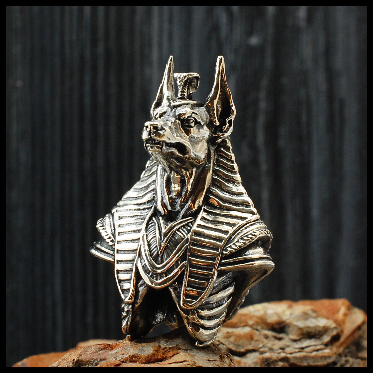 Paracord Bead "anubis", Egypt God Knife Bead, Wolf Lanyard Bead ...