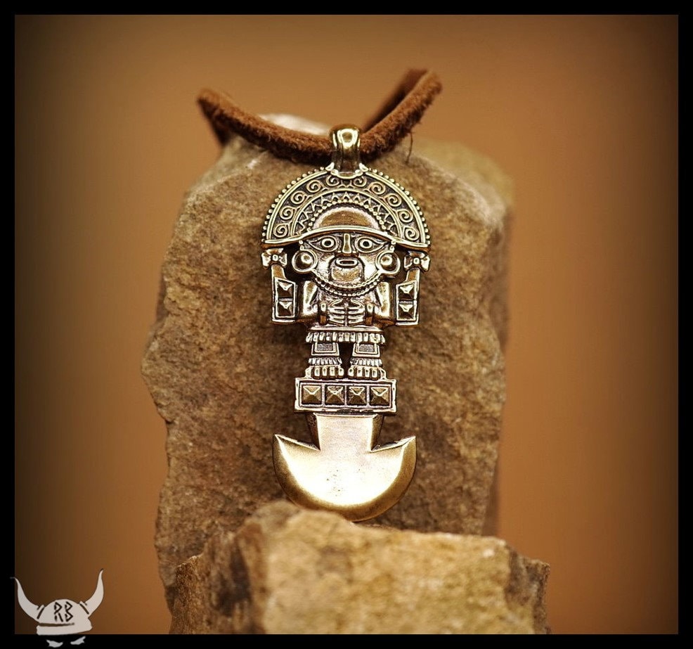 Inca Tumi Peru Pendant, God Healing Pendant, Tumi God Good Luck Pendant ...