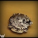 INDIAN CHIEF SKULL Molle Clip From Bronze Tribal Ethnic Native Gothic ...
