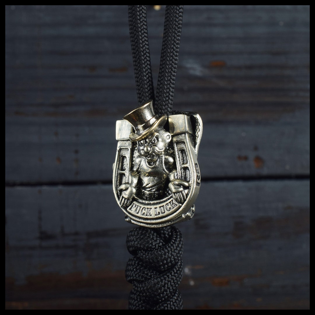 Funny Mr Monopoly Man Paracord Bead, Monopoly Game Theme Paracord Bead ...