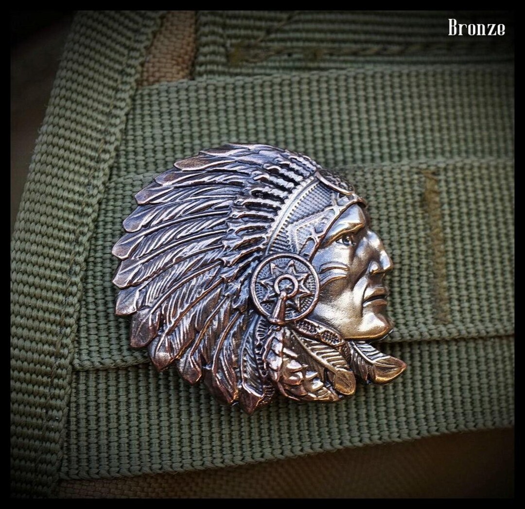 Indian Chief Molle Clips – Native American Tribal Gear Accessory ...