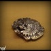 INDIAN CHIEF SKULL Molle Clip From Bronze Tribal Ethnic Native Gothic ...
