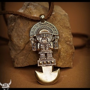 Inca Tumi Peru Pendant, God Healing Pendant, Tumi God Good Luck Pendant ...