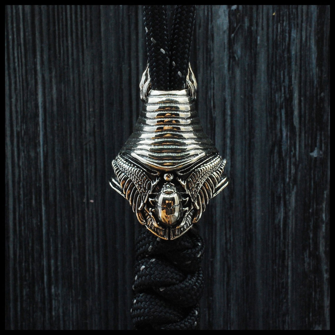 Paracord Bead "anubis", Egypt God Knife Bead, Wolf Lanyard Bead ...