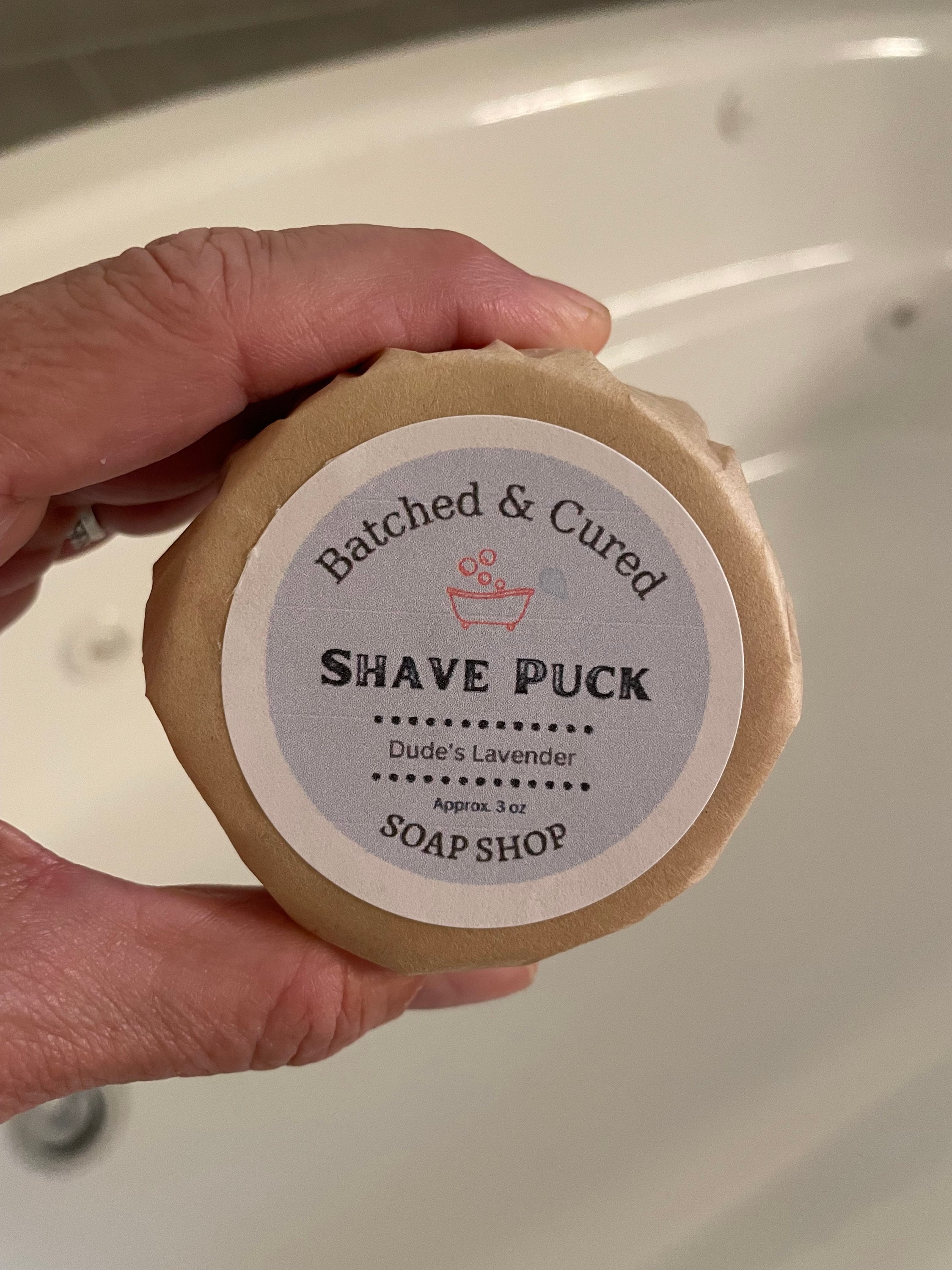 Men's Shave Puck , Cold Process Soap, Shaving Soap, Natural Soap, Soap ...