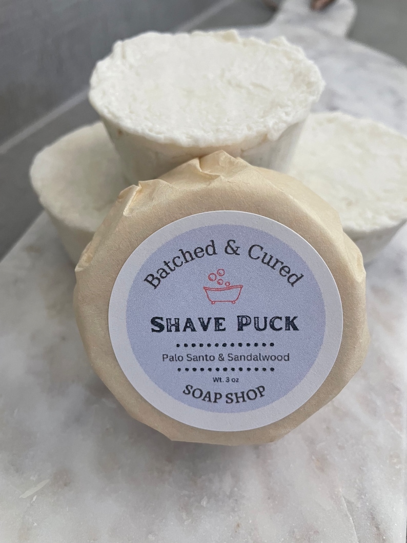Men's Shave Puck , Cold Process Soap, Shaving Soap, Natural Soap, Soap ...