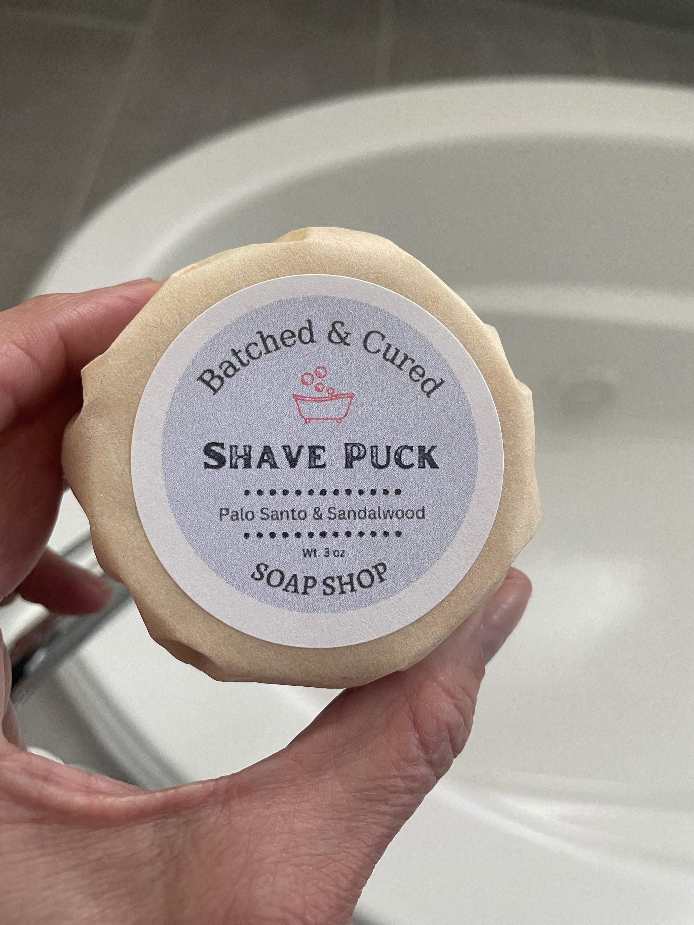 Men's Shave Puck , Cold Process Soap, Shaving Soap, Natural Soap, Soap ...