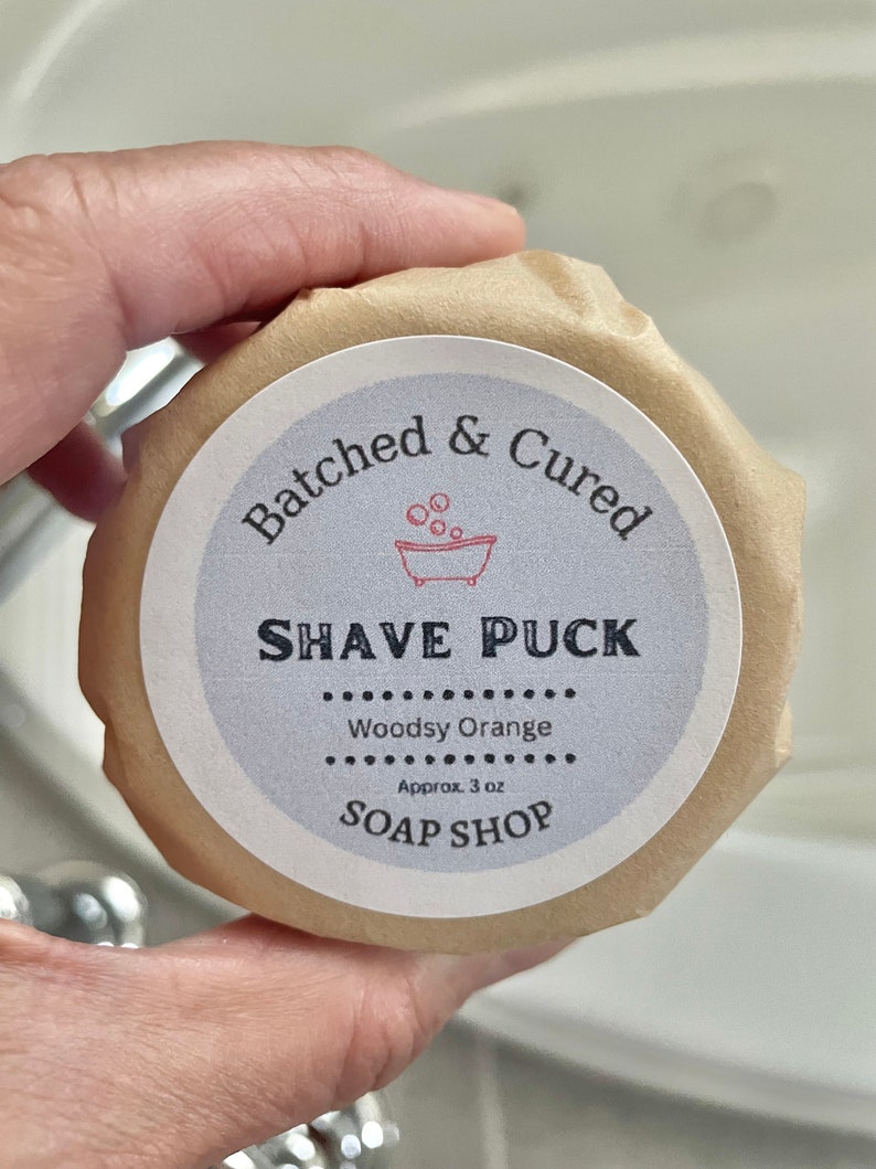 Men's Shave Puck , Cold Process Soap, Shaving Soap, Natural Soap, Soap ...