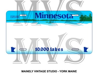 Mn License Plate Art - Etsy