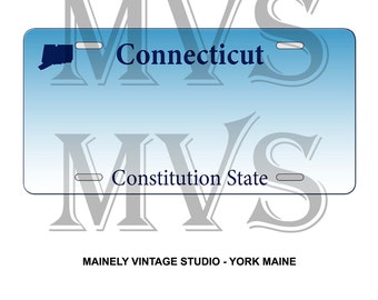 Ct License Plate Art - Etsy