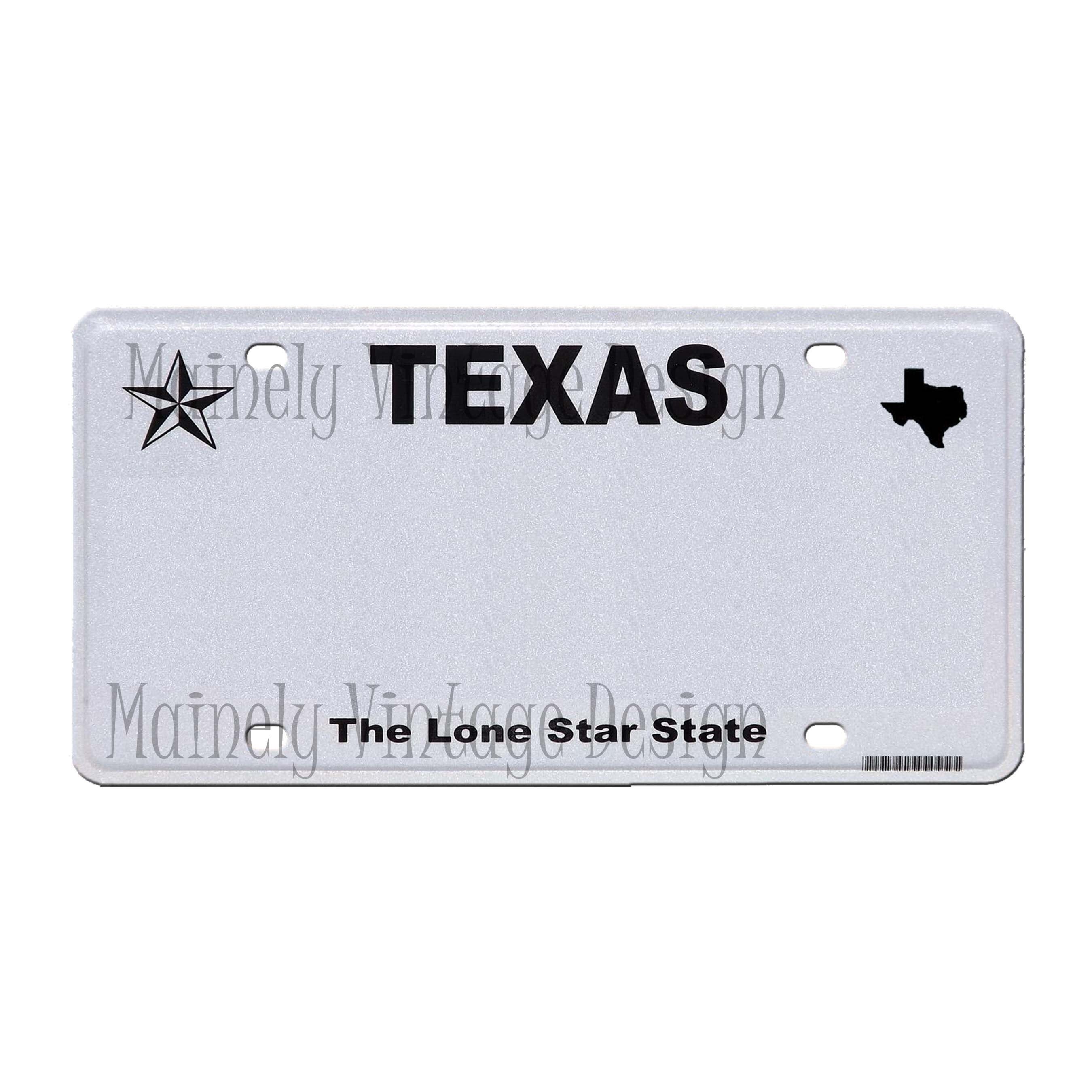 Blank Texas License
