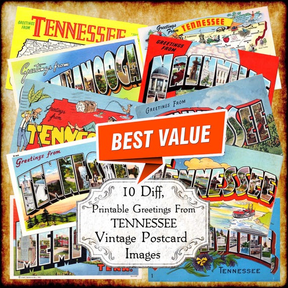 Vintage Tennessee Postcards