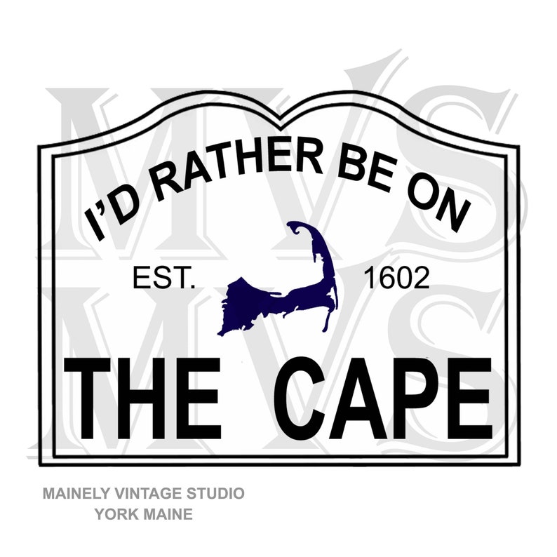 Entering Cape Cod Sign Set of Two Diff /JPG PNG Digital Printable Art ...