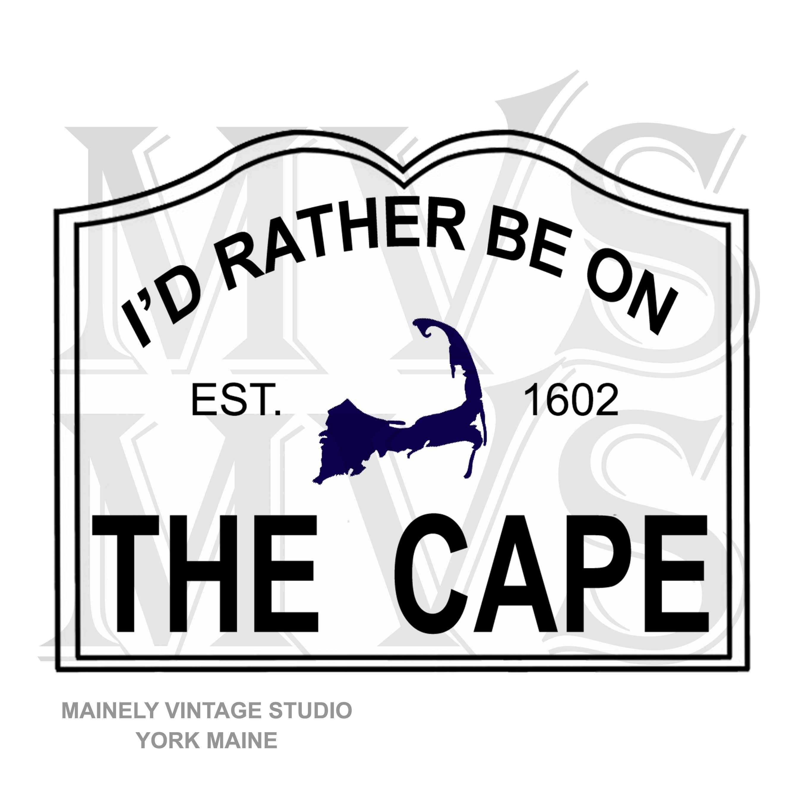 Entering Cape Cod Sign Set of Two Diff /JPG PNG Digital Printable Art ...