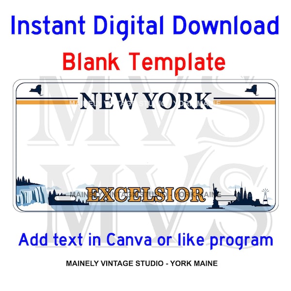 New York License Plate Frame - Etsy