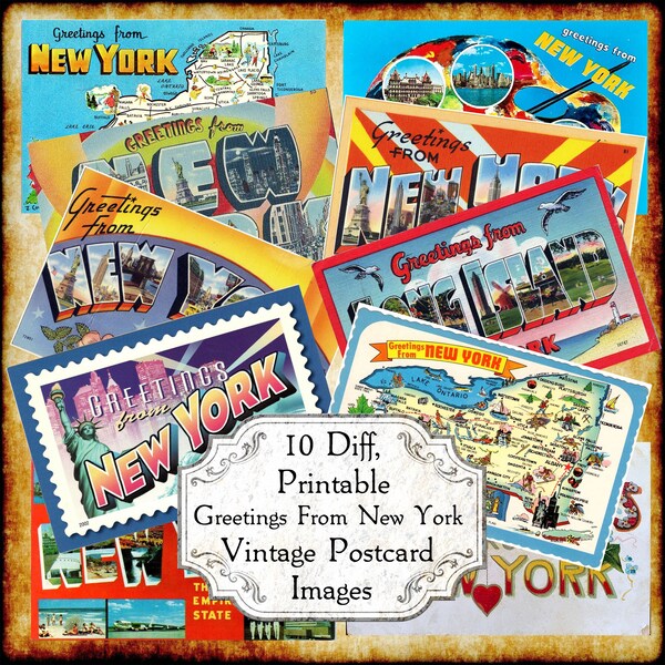 Vintage Postcards - Etsy