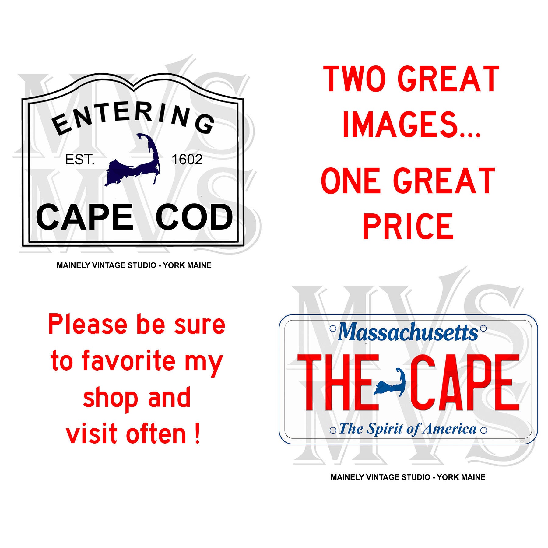 Cape Cod License Plate - Entering Sign JPG PNG Digital Printable Art ...