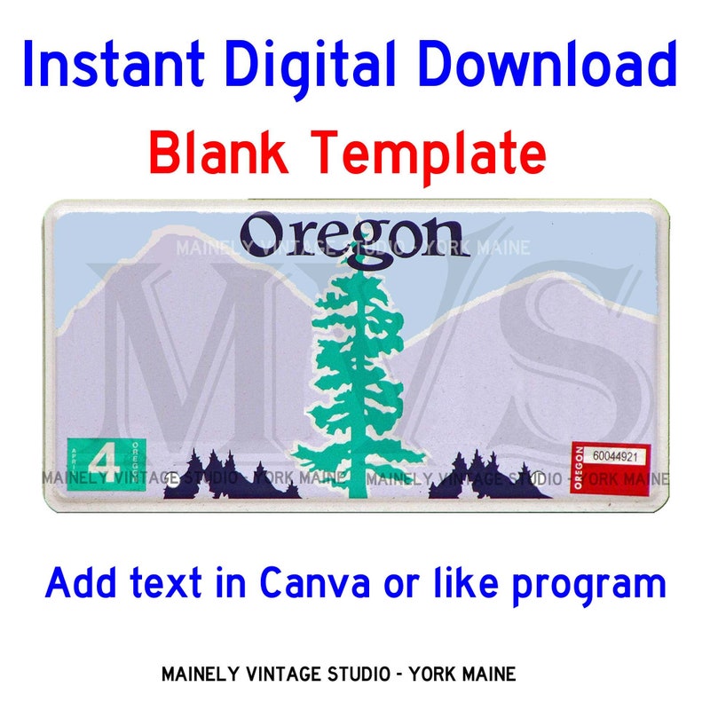 Oregon Print - Etsy