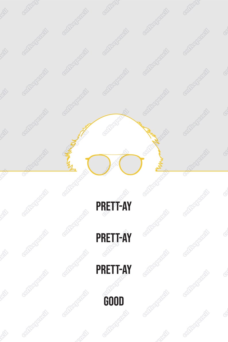 Larry David, Pretty Good, Funny Quote Art - Etsy