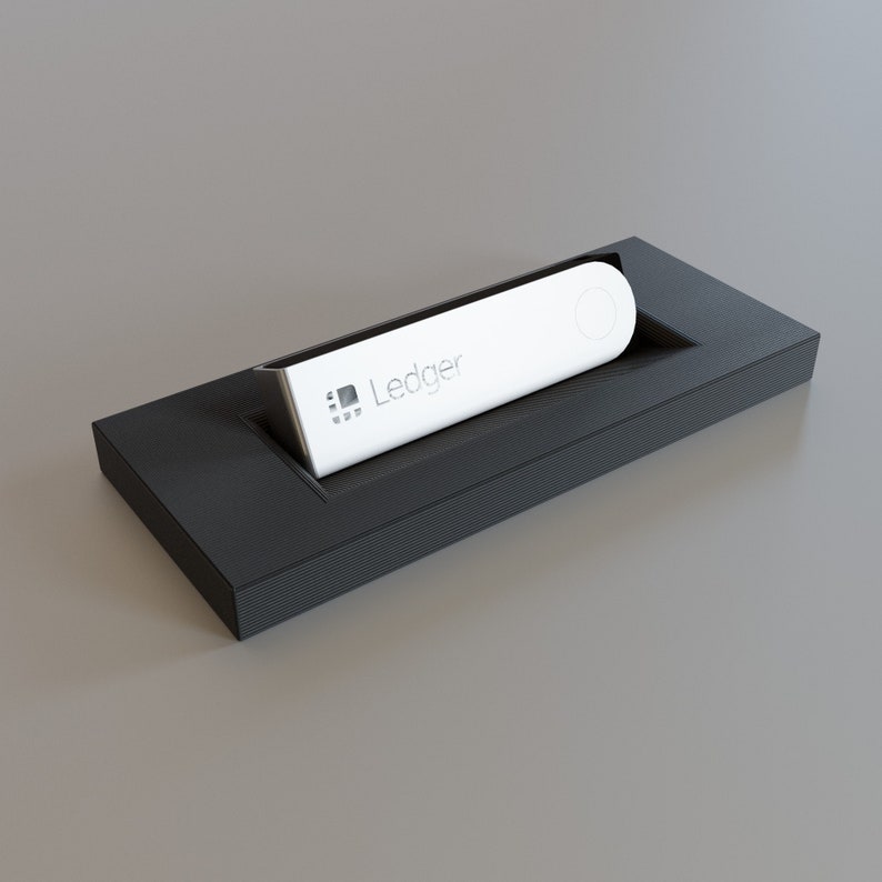 FLAT Stand Design Stand for Ledger Nano X/ Nano S Hardware Wallets ...