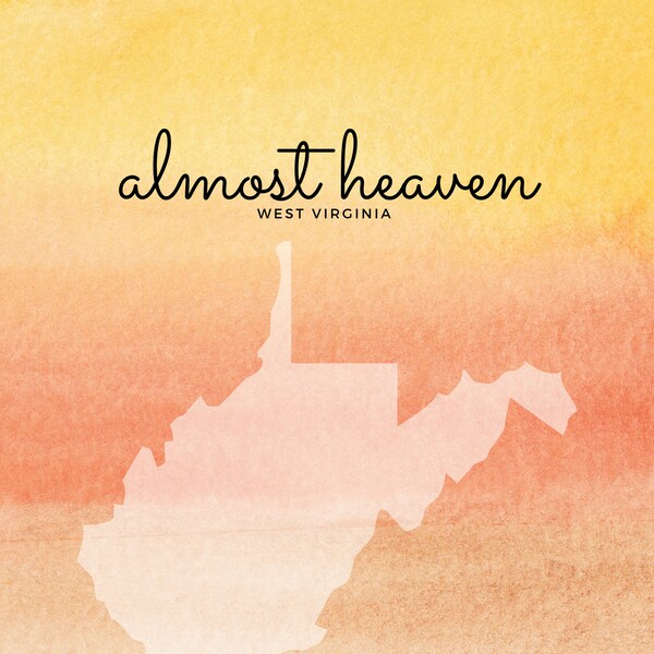 Almost Heaven Wall Art - Etsy