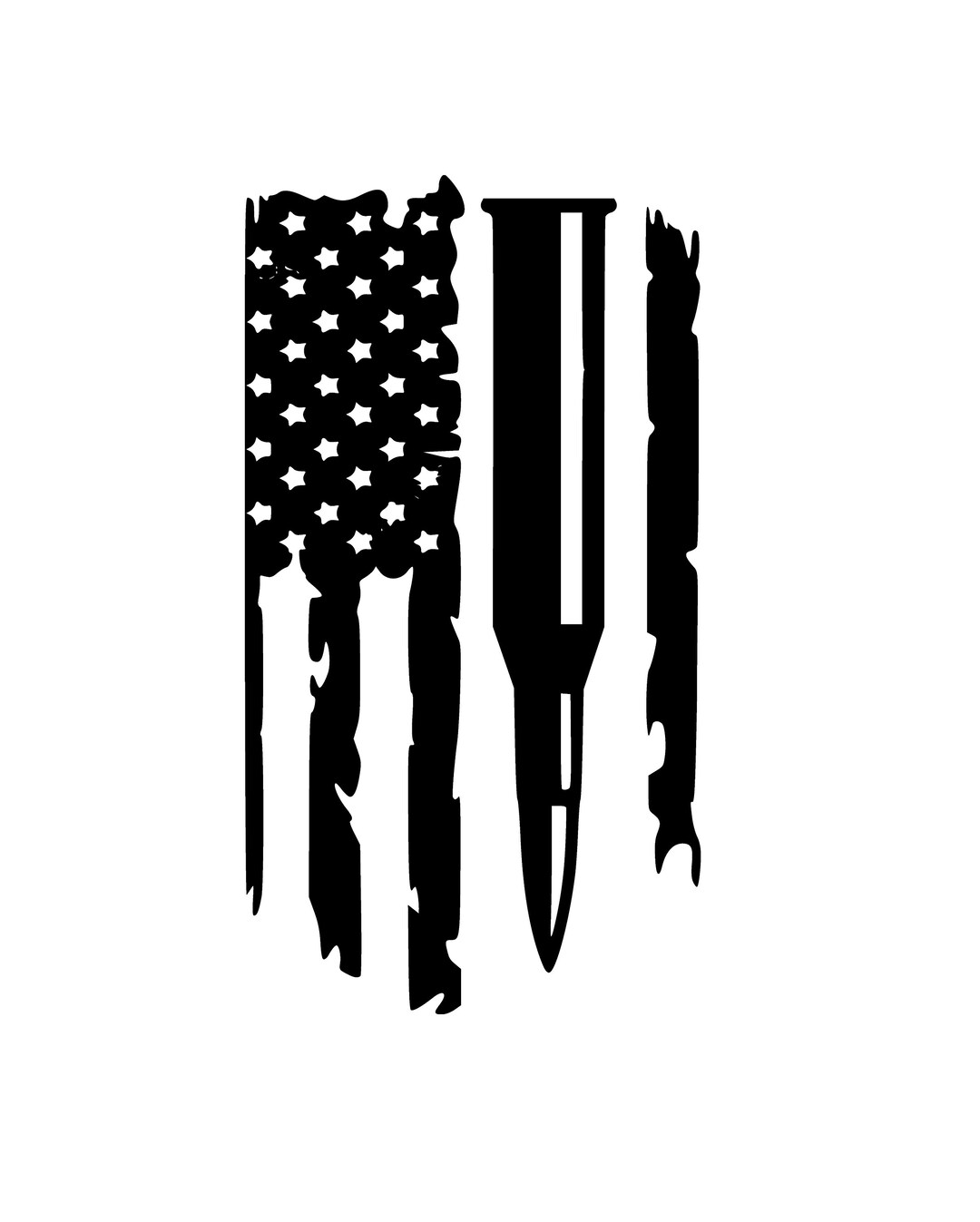 2nd AMENDMENT Bullet FLAG, Svg - Etsy