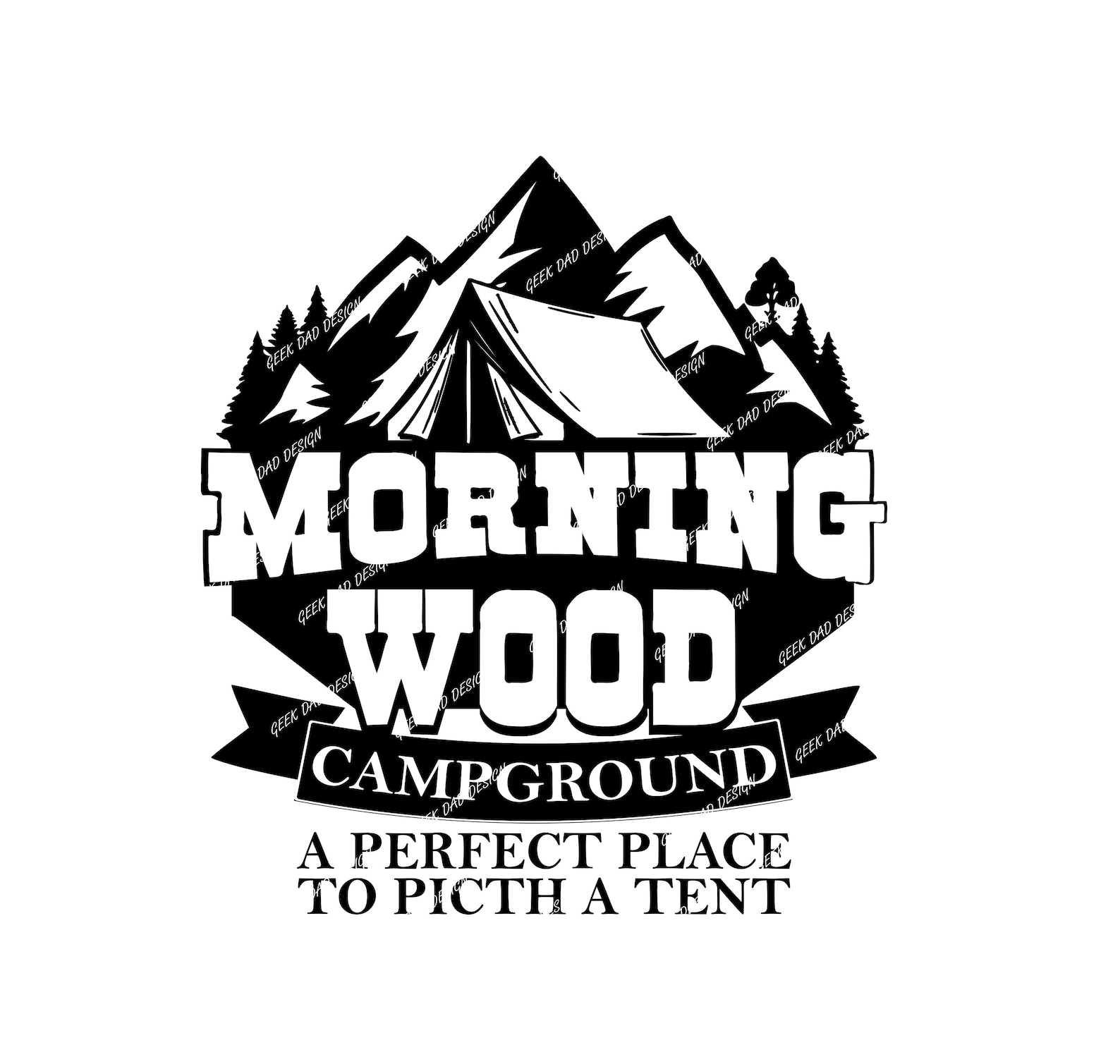 Morning Wood Campground SVG PNG Cricut Ready Glowforge - Etsy