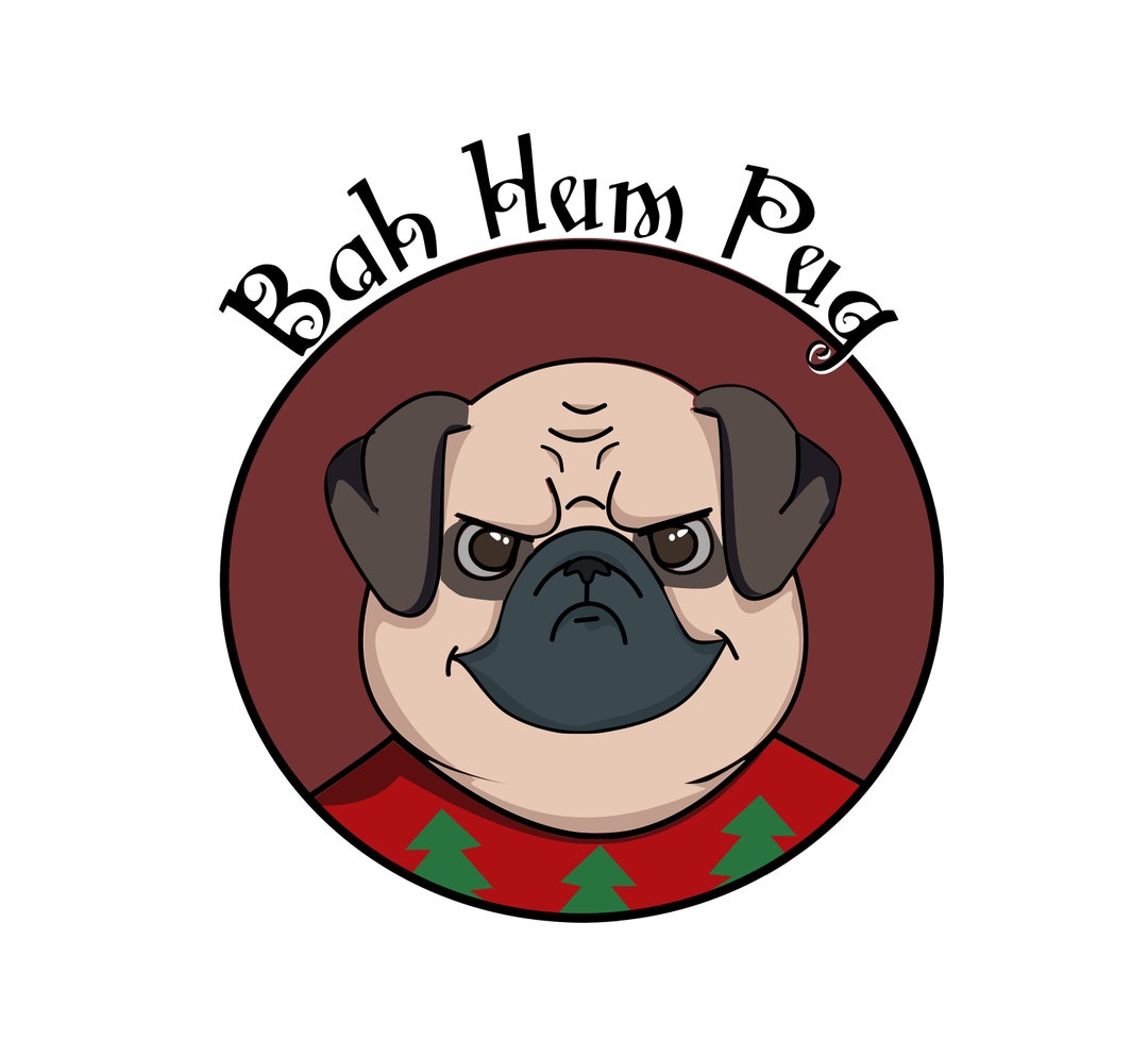BAH HUM PUG Png File, Sublimation, Instant Download, Cut-able - Etsy