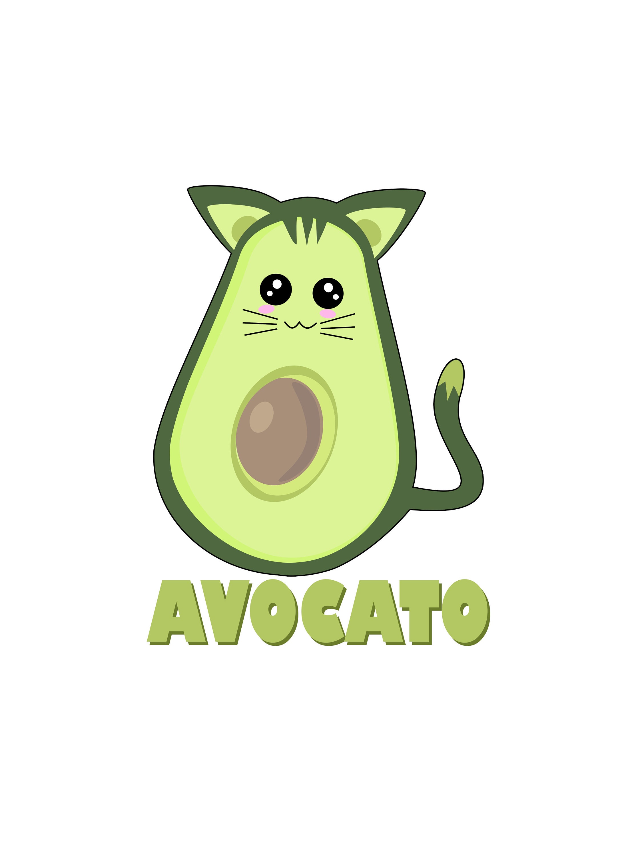 AVOCATO AVOCADO File, Sublimation, Instant Download, Cut-able, Food Pun ...