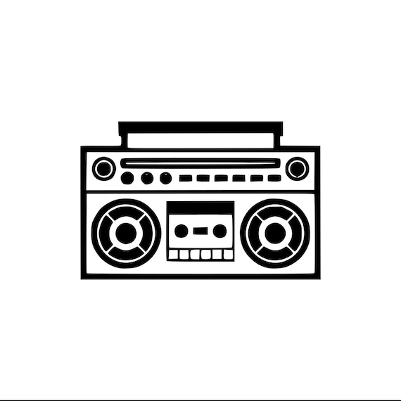 BOOM BOX SVG File Only | Etsy