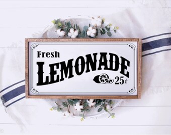 Lemonade 25 Cents - Etsy