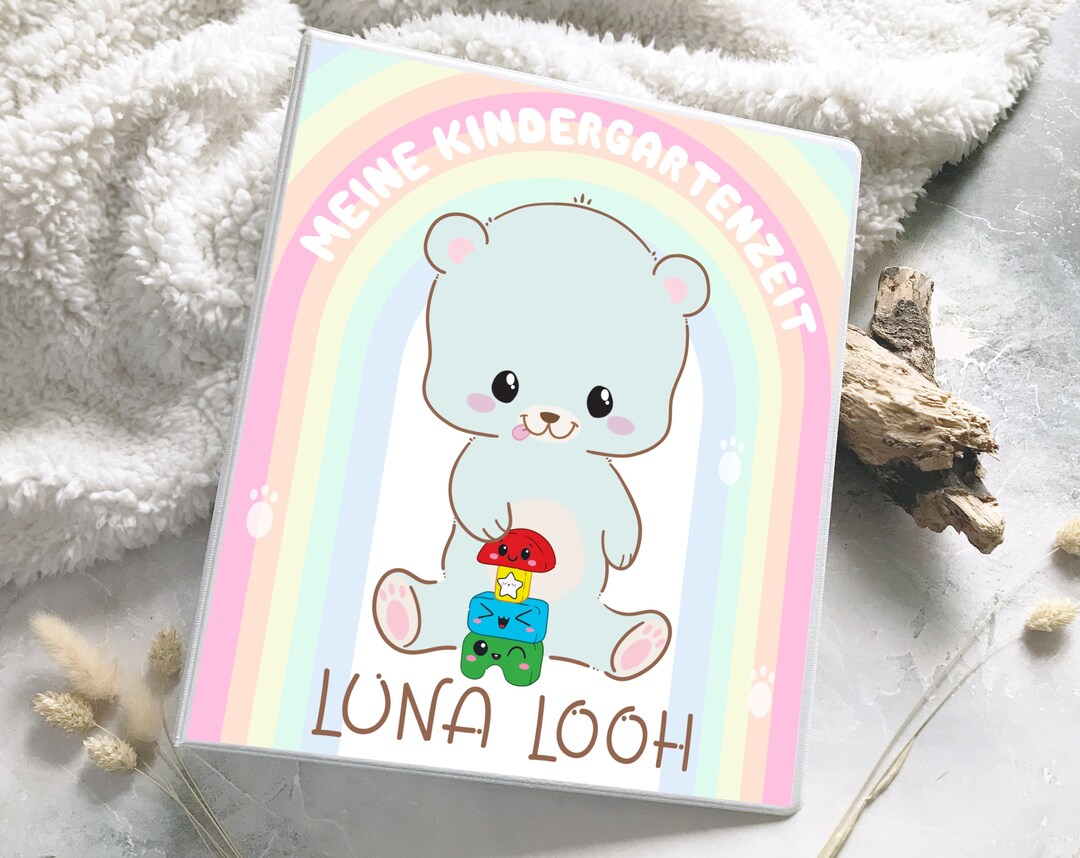 Kindergarten Folder With Name, Portfolio Folder, Crib Folder ...