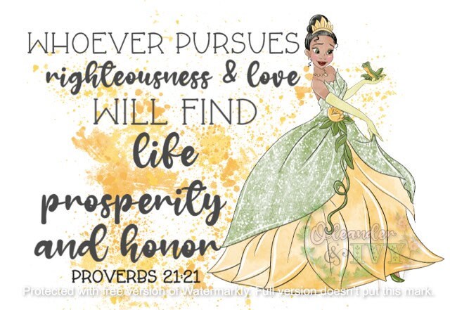 Princess Bible Verse - Etsy