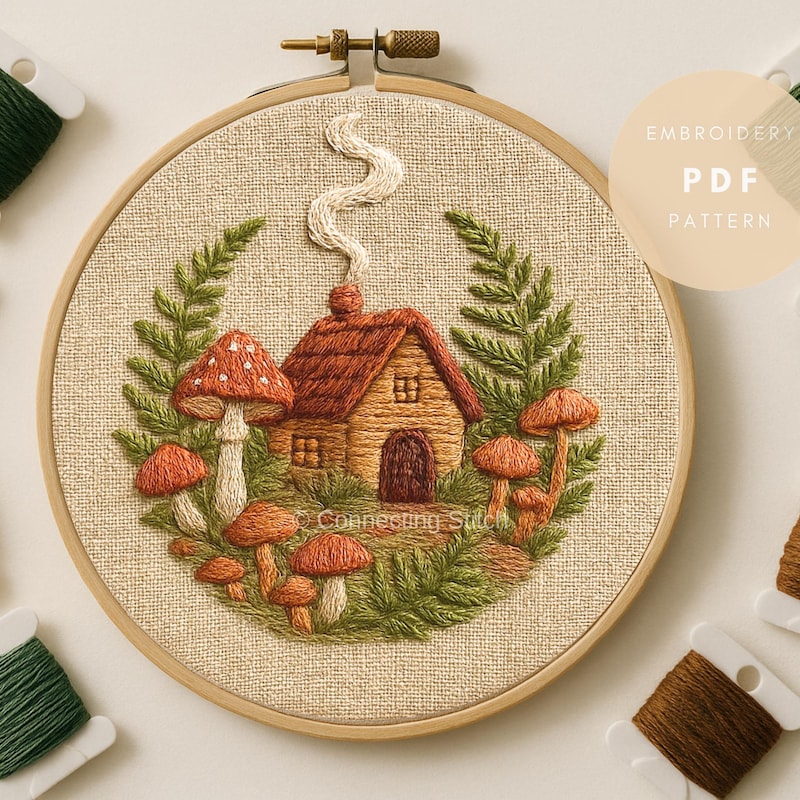 Cottage Embroidery - Etsy