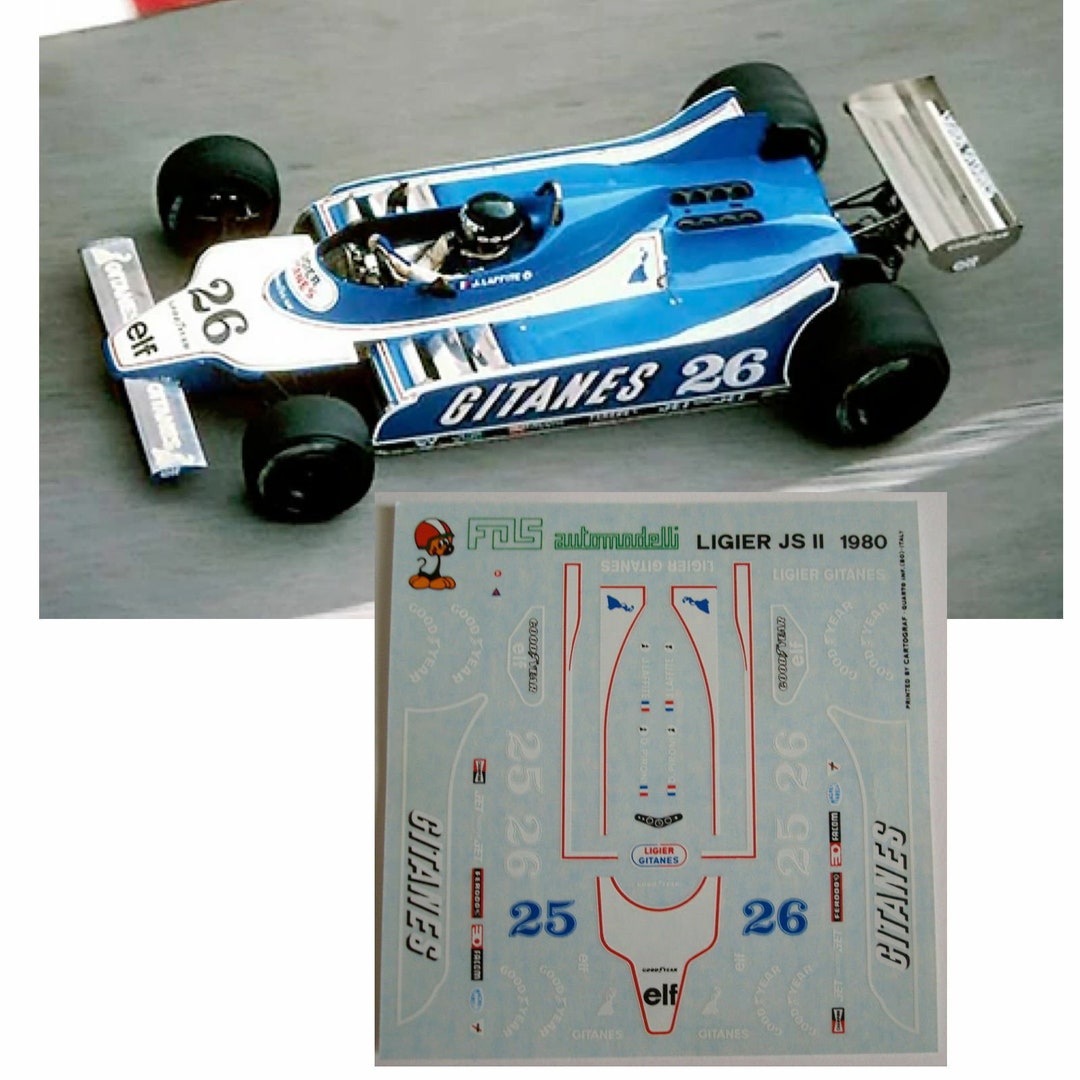 1:43 Decals Decals Scale 1/43 F1 GP LIGIER JS 11 F1 1979 Depailler ...