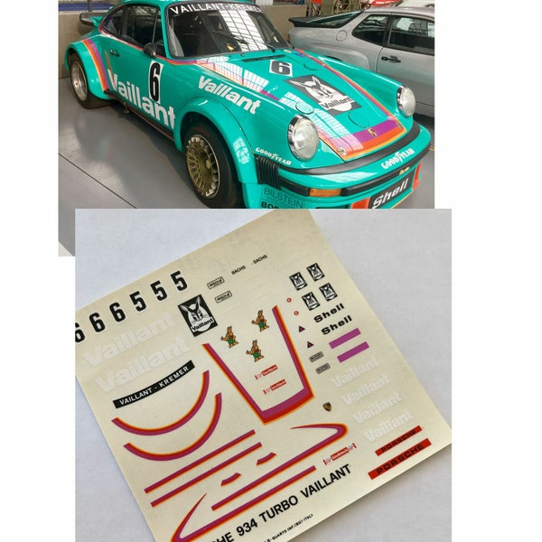 Porsche Model Car Decals - Etsy