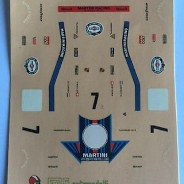 Porsche Model Car Decals - Etsy