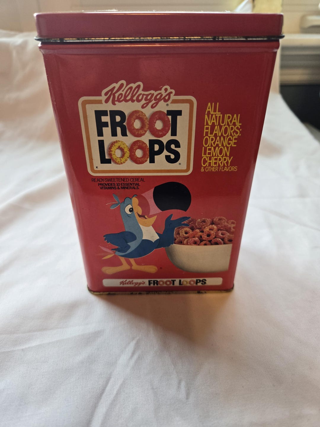 Vintage Kellogg's Froot Loops Tin Retro Cereal Nostalgia - Etsy