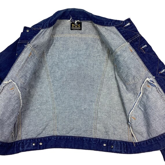 Vintage Maverick bluebell 70s denim trucker jacket. M… - Gem
