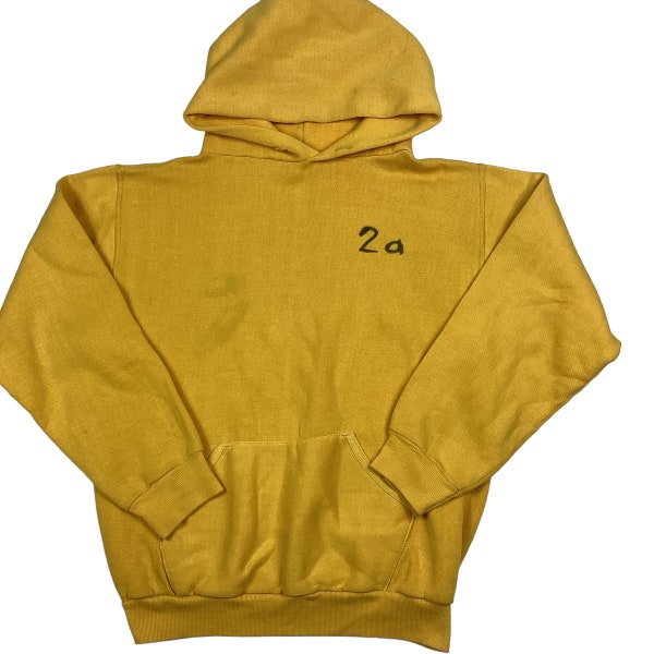 Yellow Hoodie - Etsy