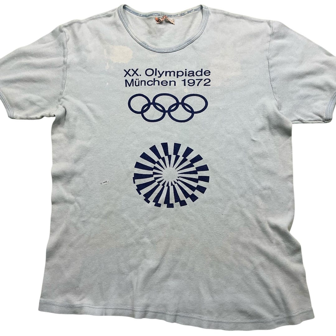 Vintage 1972 Olympics Munich Black September XX Olympiade Tshirt ...