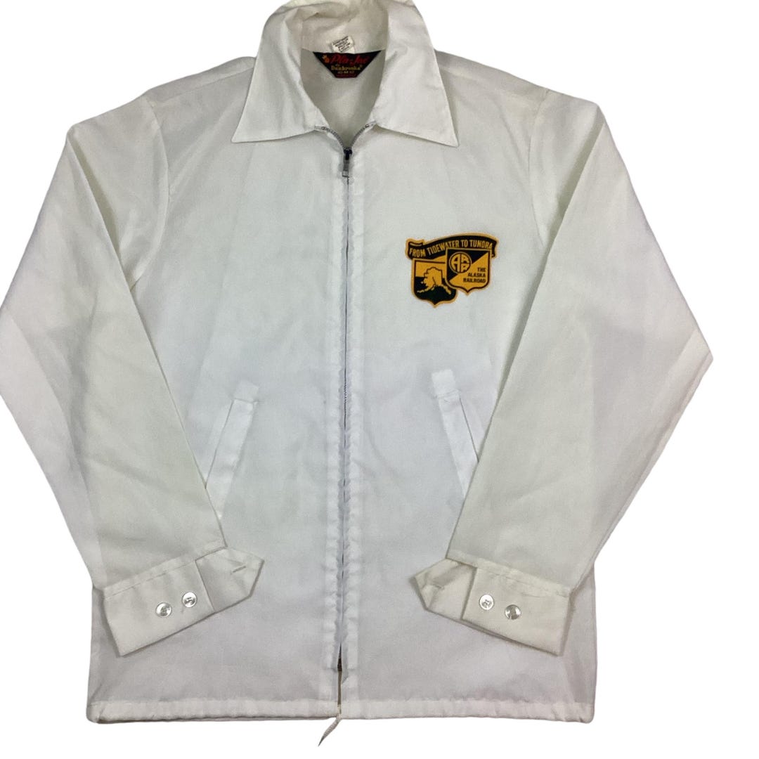 Vintage Alaska Railroad 80s Lightweight Windbreaker. Made in the USA ...
