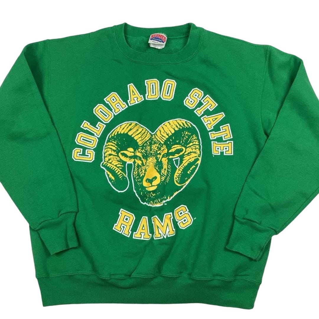 Vintage Colorado State Rams Crewneck Sweatshirt. Made in the USA. 90s ...