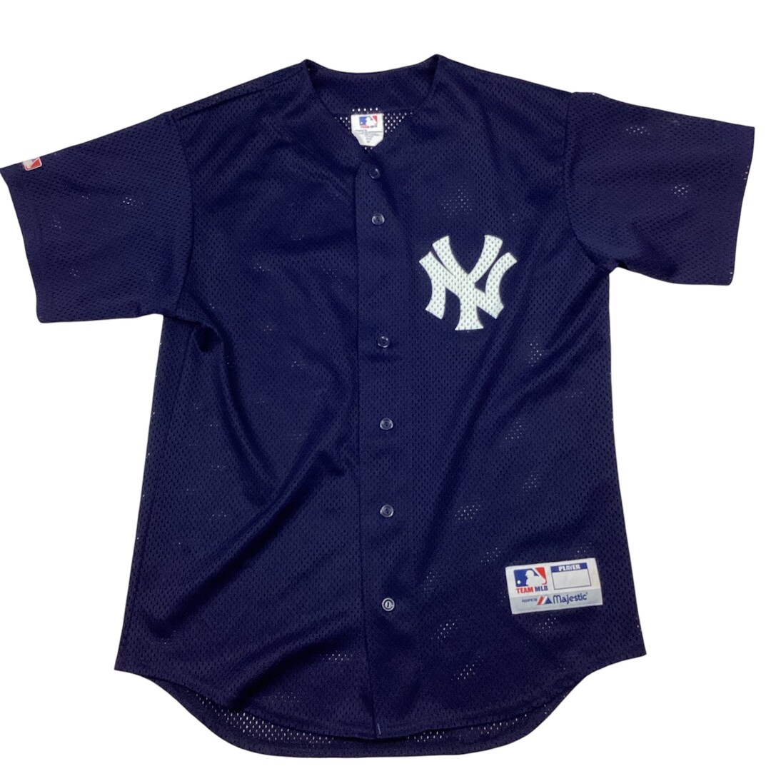 Vintage New York Yankees MLB Button Front Jersey. Made in the USA. 80s ...