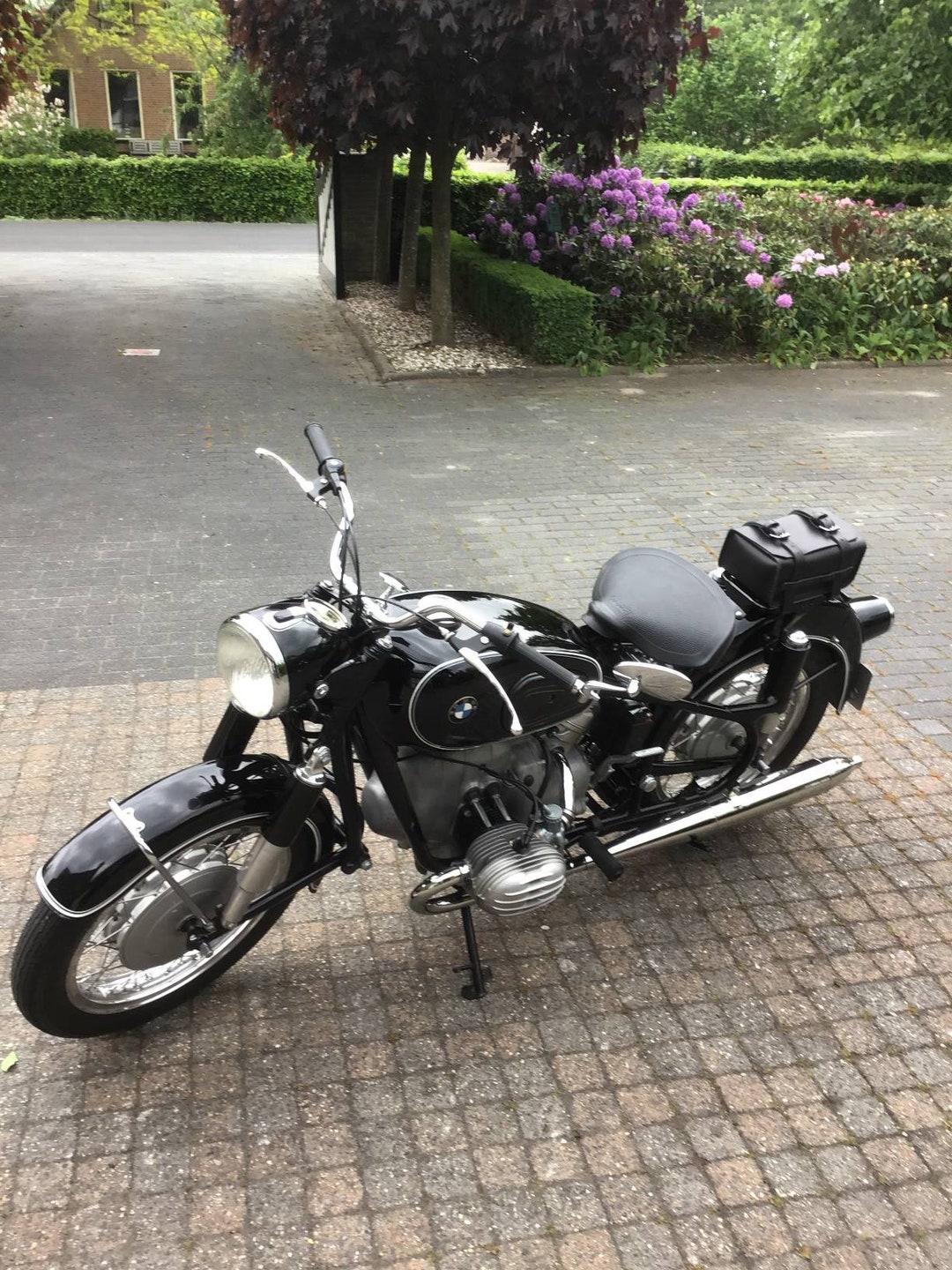 Enduro Tool Bag in Black Leather Bmw R50/2 Enduro Honda Yamaha - Etsy